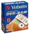 Verbatim DVD-RAM 4.7GB 5pk Cartridge: Buy Online at Best Price in Egypt ...