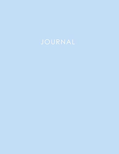 Amazon.com: Journal: Light Blue 400 Page Journal, 8.5x11 inch, Baby ...