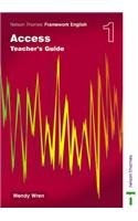 Teacher's Guide 1 (Nelson Thornes Framework English Access): Amazon.co ...