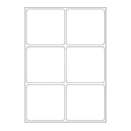 K3 Multi Purpose Self Adhesive Labels (Lable Size 39 x 47.5 mm, 30 ...