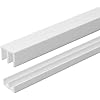 Amazon.com: 4 Ft. Long White Plastic Sliding Door Track Set for 1/4 ...