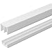 Amazon.com: 4 Ft. Long White Plastic Sliding Door Track Set for 1/4 ...