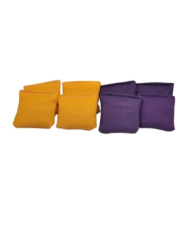 Amazon.com: 2 inch purple and yellow tabletop mini bean bags cornhole ...