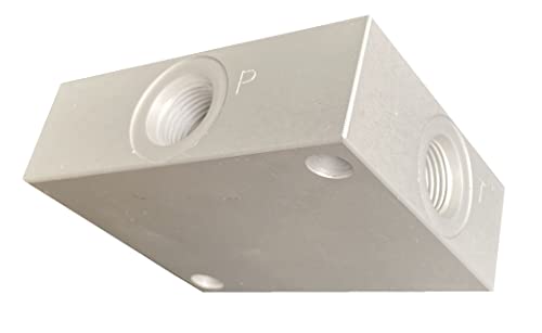 Hydraulic Valve Mounting Sub Plate D05 NG10 Cetop 5 Pattern Anodized ...