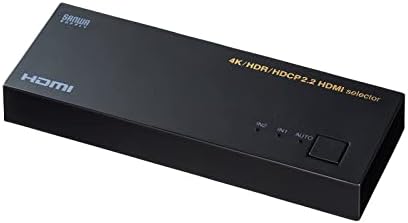 Amazon | サンワサプライ 4K・HDR・HDCP2.2対応HDMI切替器（2入力・1出力） SW-HDR21LN | サンワサプライ(Sanwa Supply) | AVセレクター