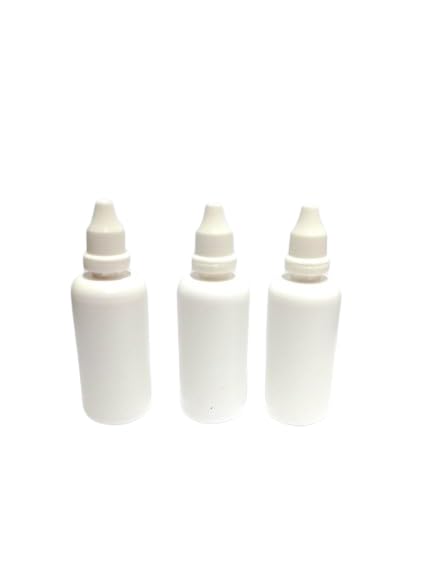 SHREE MAHA Empty Seal Dropper Bottles Homeo 50ml Milky - Homeopathy ...