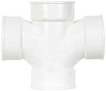 Amazon.com: Schedule 40 PVC Double Sanitary Tee, 3-In. : Industrial ...