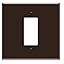 OVERSIZED JUMBO Metal Switch Plate, 2 Gang Decora Cover Plate (for 1 ...