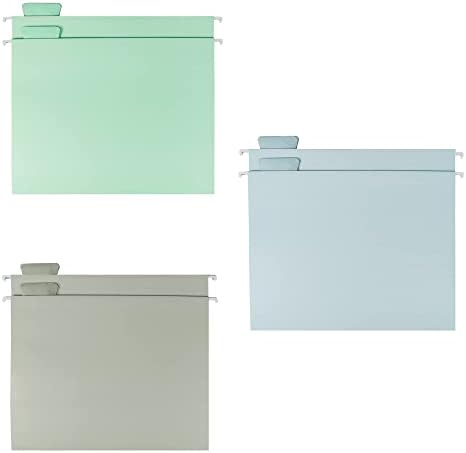 Amazon.com : Y YOMA 6 Pack Colored Hanging File Folders Letter Size ...