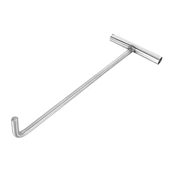 ULTECHNOVO 1pc Stainless Steel T-Hook Drain Keys Heavy Dutyu Manhole ...