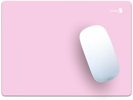 Amazon.com: Pink Alley Light Pink Mouse Pad for Girls & Women - Pretty ...
