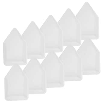 10pcs Plastic Weighing Dish Weighing Trays Surface Plate Measuring ...