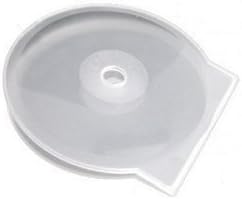 100 Clear Round ClamShell CD DVD Case, Clam Shells with Lock: Amazon.co ...