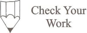 Amazon.com : Check Your Work Stamp - Brown : Business Stamps : Office ...