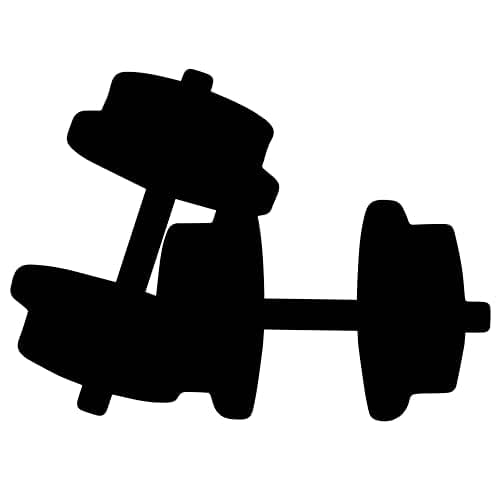 Amazon.com: Barbell Decal Sticker, Gym Decal Sticker, Lifting Decal ...