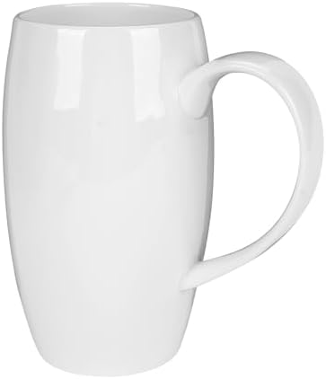 Linkidea Extra Large Fine Bone China Coffee Mug 20oz, Lightweight ...