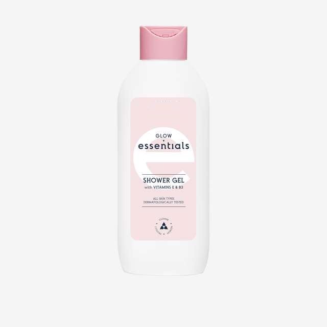 Buy ESSENTIALS Glow Essentials Shower Gel with Vitamins E & B3 Online ...