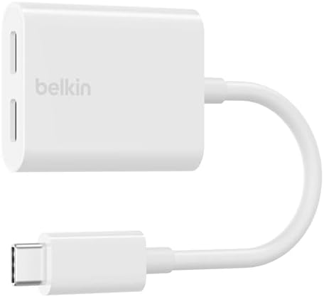 Amazon.com: Belkin RockStar Lightning Audio Cable and Charger for ...