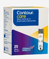 Contour Care 25 Strisce Reattive per la Determinazione della Glicemia ...