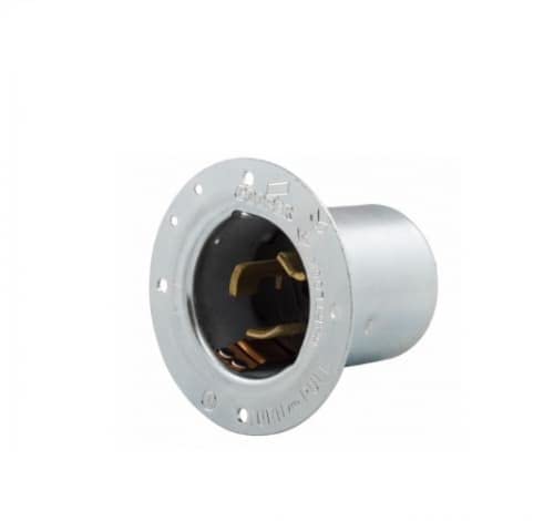 Ericson CS8275 Inlet, Perma-Link, Non-NEMA, 2 Pole/3 Wire Locking Blade ...