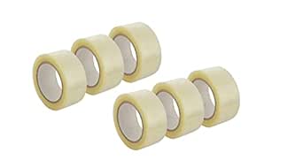High-Strength Heavy Duty Transparent Packing Tape - 2 Inches x 65 ...