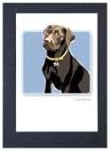 Amazon.com : Paper Russells Grrreen Boxed 6 Note Cards -Labrador ...