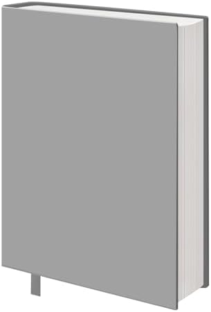 Amazon.com: KICNIC Gray Fabric Book Cover for Hardcover, 1 Pack, 6x9 ...