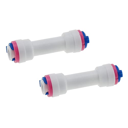 Check Valve ZZHXSM 2pcs 1/4" One Way Push Fit Straight Quick Connect ...