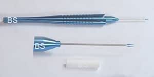 Amazon.com: Titanium Vitreous 20 Gauge Vitrectomy Plane Forceps ...