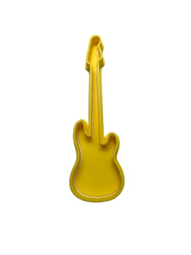 Amazon.com: Fender Bass Guitar Shape Fondant Cookie Cutter #1034 ...