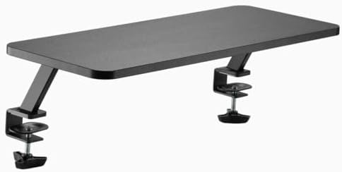 Desky Clamp On Monitor Riser Height Adjustable Desk Shelf with Heavy ...