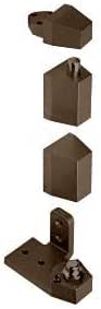 C.R. LAURENCE 0P31LHDU CRL Dark Bronze Offset Left Hand Pivot Set with ...