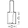 Trend Craft Pro 1/2" Shank Straight Router Cutter Bit - Ref: C021X1/2TC ...