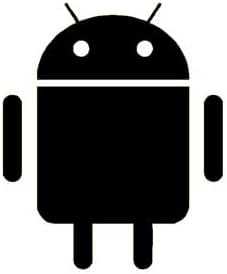 Amazon.com: Android Google Vinyl Sticker Decal-White-6 Inch : Automotive