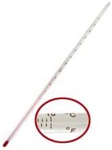 12" Long Alcohol Thermometer 0°F to 230°F / 18°C to 110°C: Science Lab ...