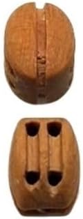 10PCS DIY High - Grade Wooden Single - Sheave Blocks for Sailboat Model ...