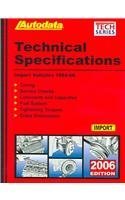Import Technical Specifications Manual 2006 (AUTODATA TECH MANUAL SERIES) : Autodata: Amazon.com ...