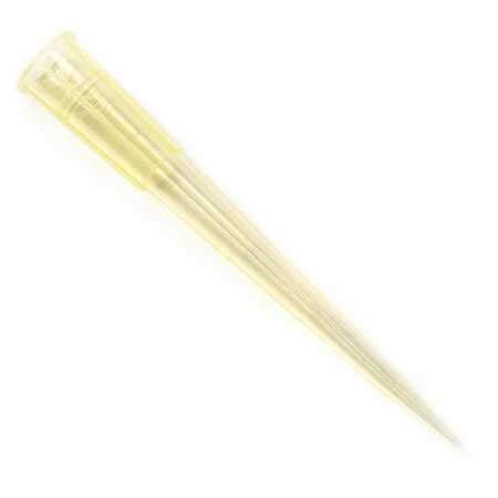 Pack of 100 Micropipette Tips, 1-200 Microliter Universal Fit, Yellow ...