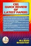 Buy Cbs Quick Review Of Latest Papers, 2E Book Online at Low Prices in ...
