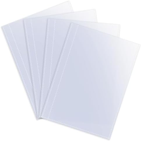 Confezione da 30 custodie per fotocard da 60 tasche per raccoglitore A5 a 6 anelli, 12,7 x 17,8 ...