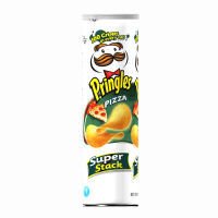 Amazon.com: Pringles Pizza Super Stack Potato Chips 6.38 oz : Grocery ...