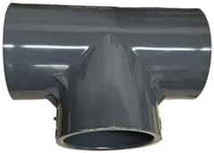Dura Schedule 80 PVC Straight Tee Socket Connections (3") - Amazon.com
