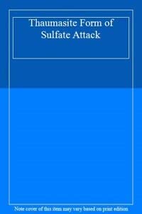 Amazon | Thaumasite Form of Sulfate Attack | Civil