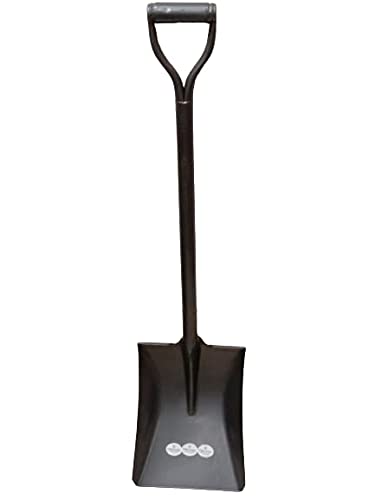 Truvic Iron Gardening Spade/Belcha, Black & Grey Shovel for Digging ...