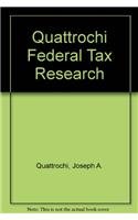 Amazon.com: Federal Tax Research: 9780155271081: Quattrochi, Joseph A ...