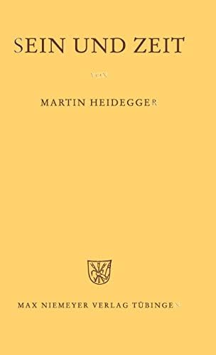 Sein und Zeit : Heidegger, Martin: Amazon.co.uk: Books