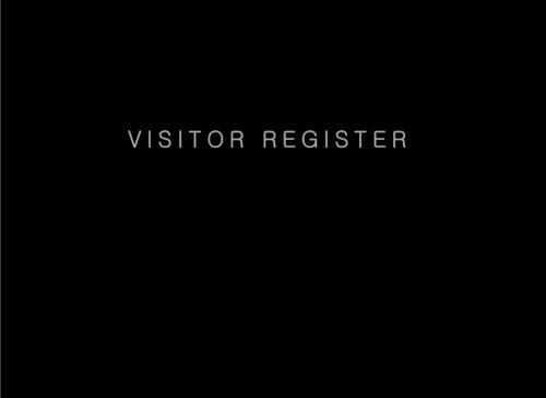Visitor Sign In Book: A Visitors Register/Security Log Book with 120 ...