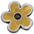 Amazon.com: Flower/Yellow Button - Button from Danforth : Clothing ...