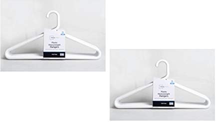 Amazon.com: Super Heavy Duty Plastic Hangers, Made in USA, White Super ...