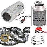 (Ruck) CAN-FAN 3-Speed ISOMAX 200mm A1 Acoustic Ventilation Kit ...